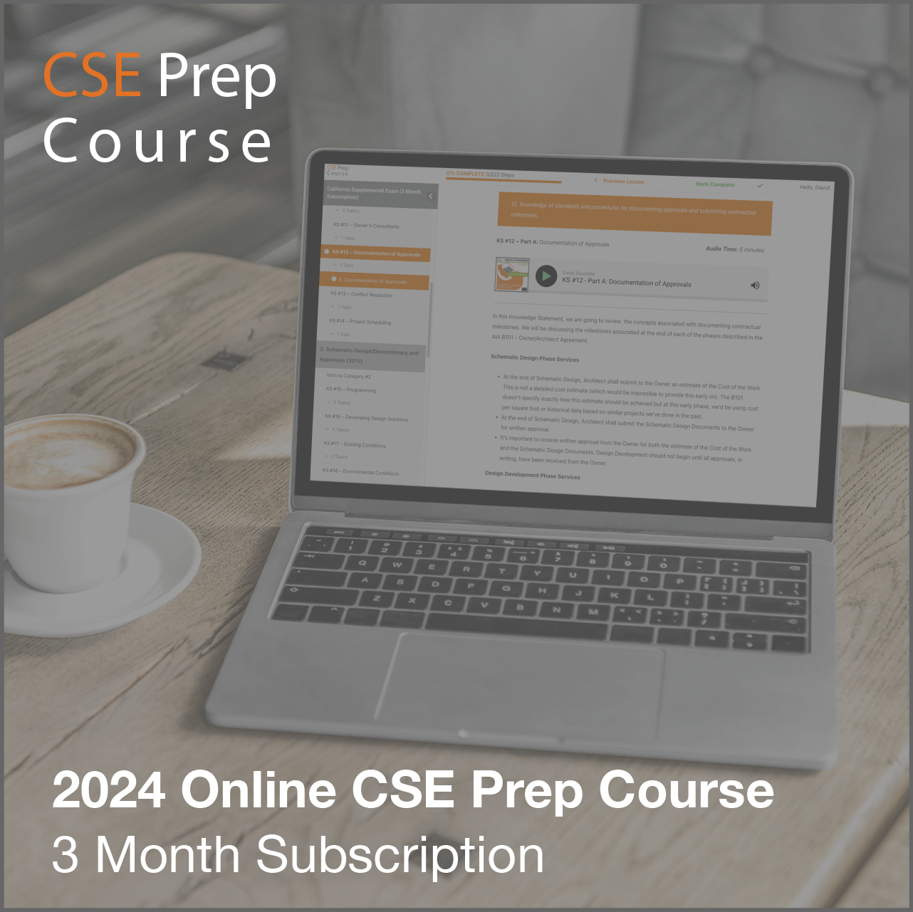 Product Home – CSE Prep Course